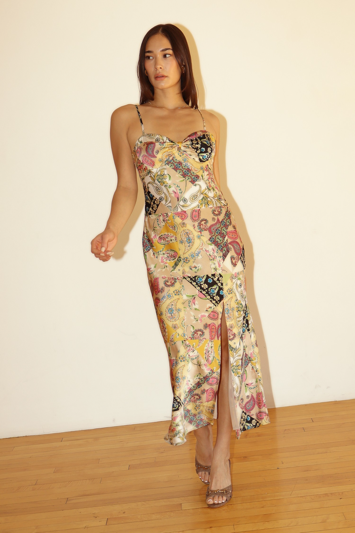 Pieced Together Perfectly Paisley Midi Dress – Two Cumberland