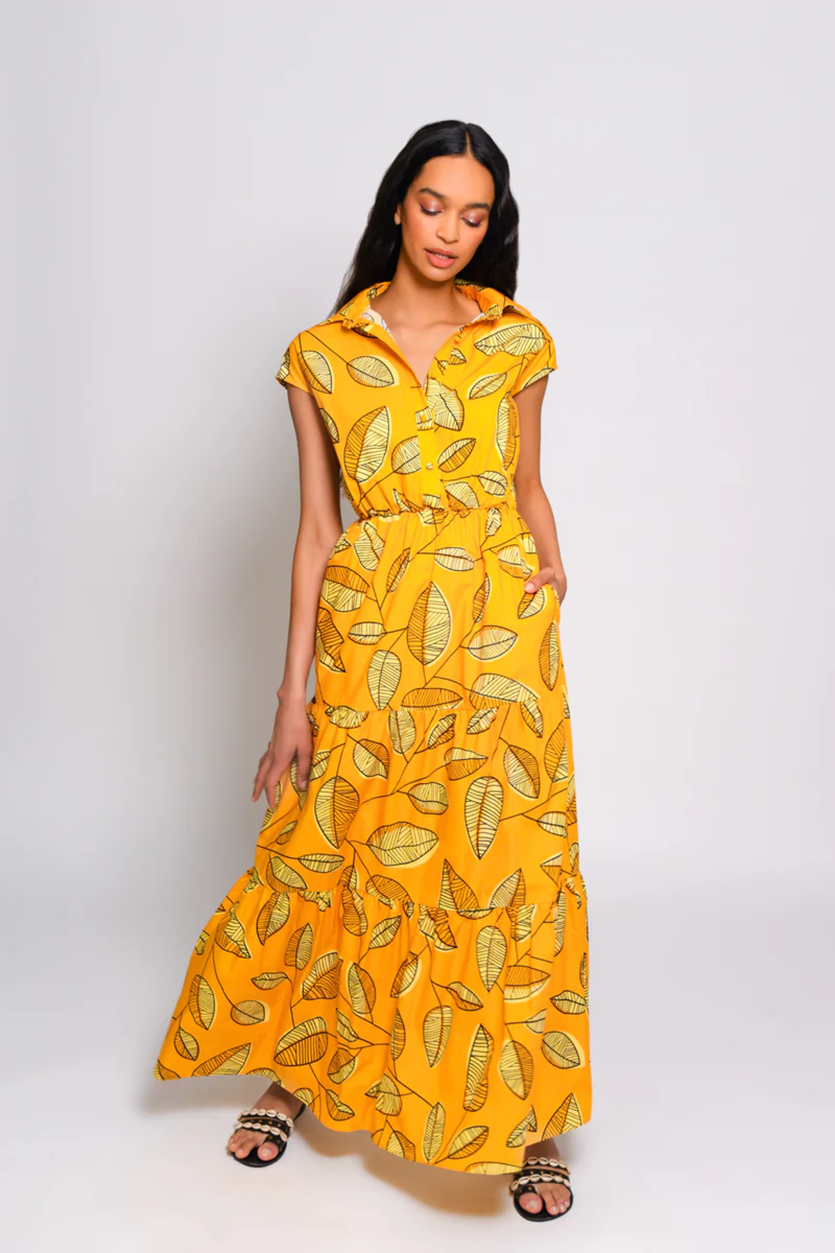 Mandi Button Down Maxi Dress – Two Cumberland